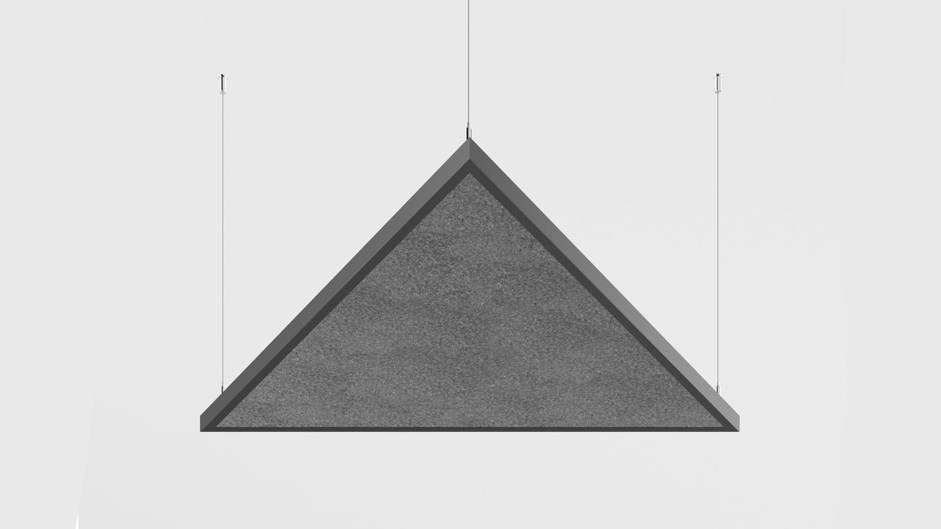 Acoustic Triangles™ Suspended Non-Illuminated Configurator