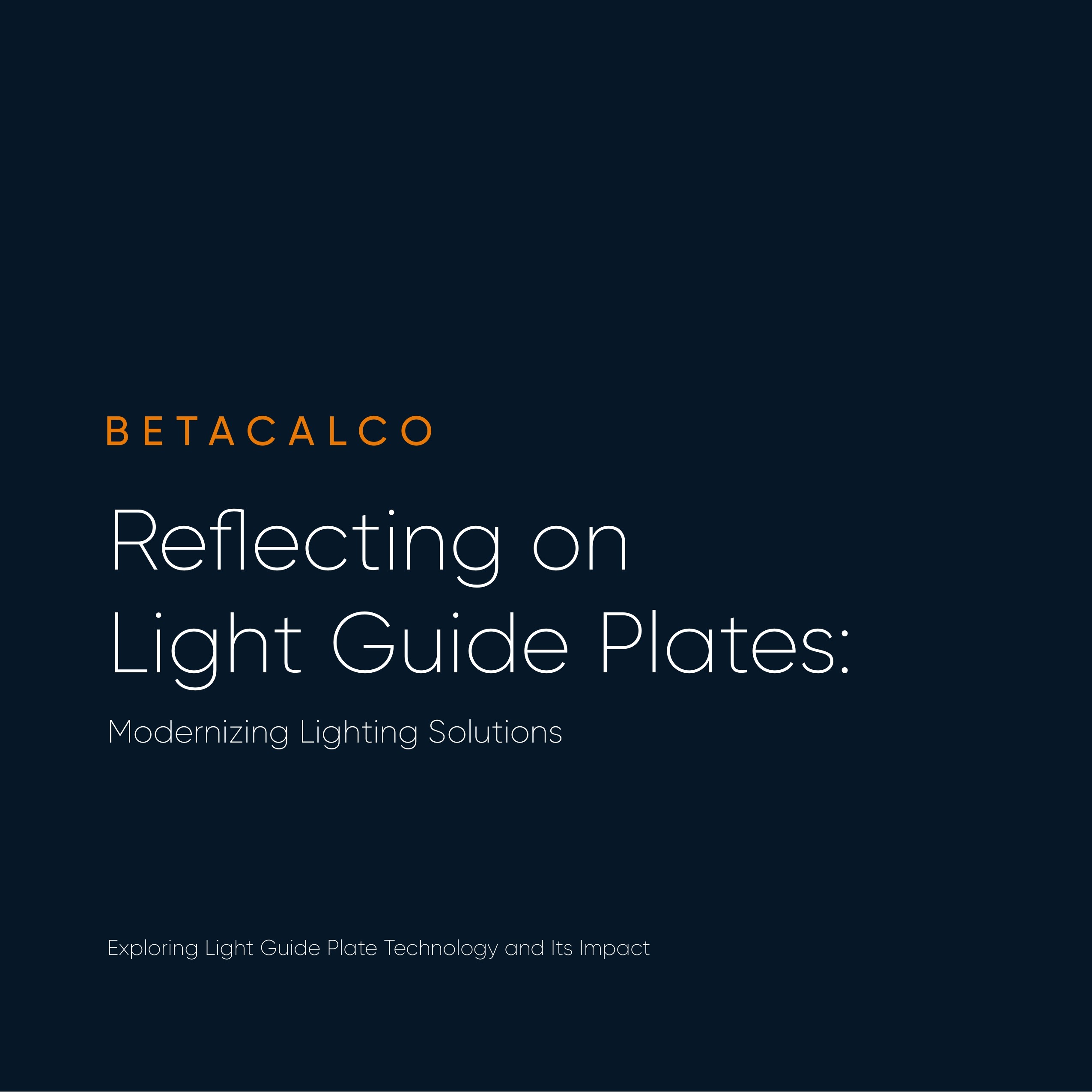Light Guide Plates